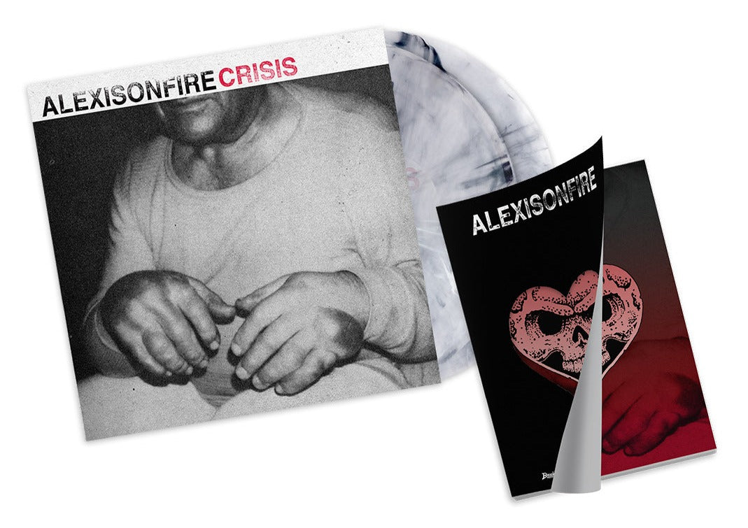 ALEXISONFIRE 'CRISIS' Black/White Marble LP + BrooklynVegan Special Ed