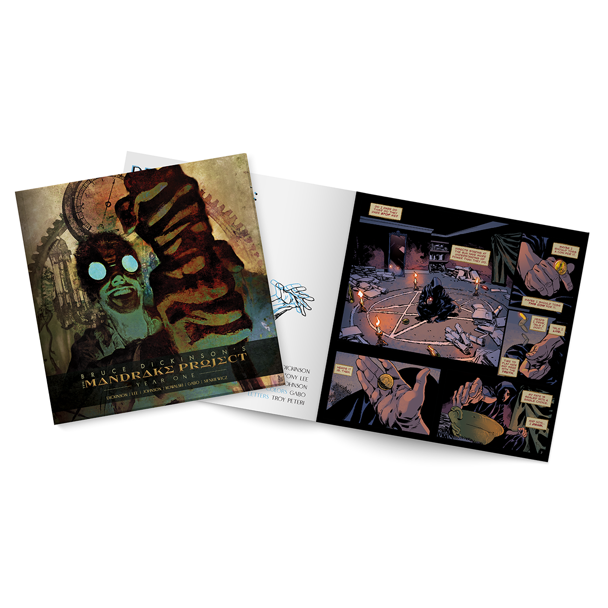 BRUCE DICKINSON 'THE MANDRAKE PROJECT: YEAR ONE' GRAPHIC NOVEL (Limite