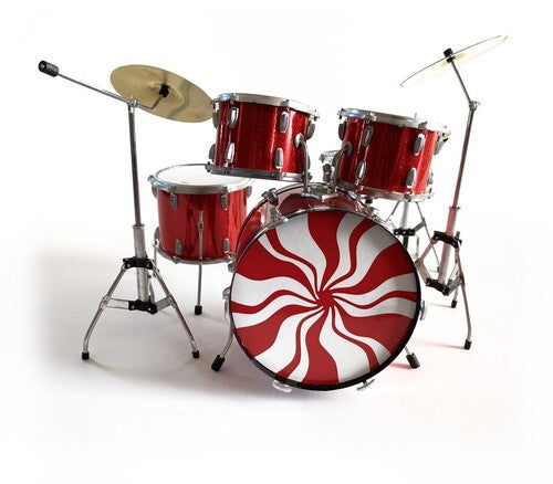WHITE STRIPES - MEG WHITE DRUM KIT MINI REPLICA