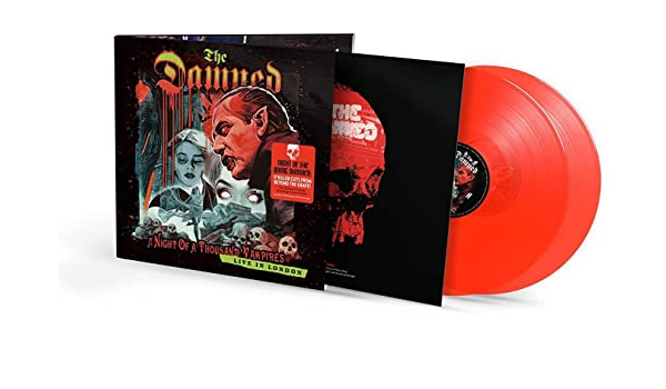 THE DAMNED 'A NIGHT OF A THOUSAND VAMPIRES' 2LP (Transparent Red Vinyl