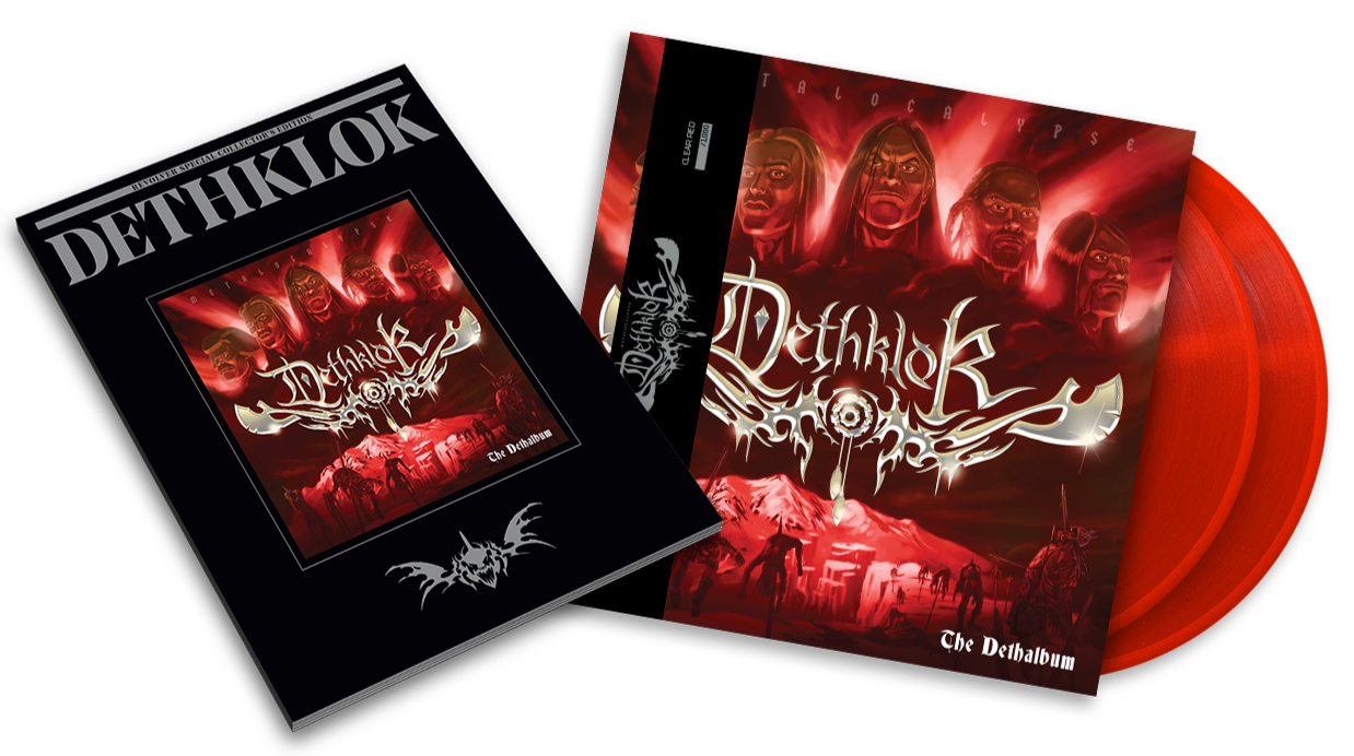 DETHKLOK 'THE DETHALBUM' EXPANDED EDITION CLEAR RED LP + DETHKLOK x RE