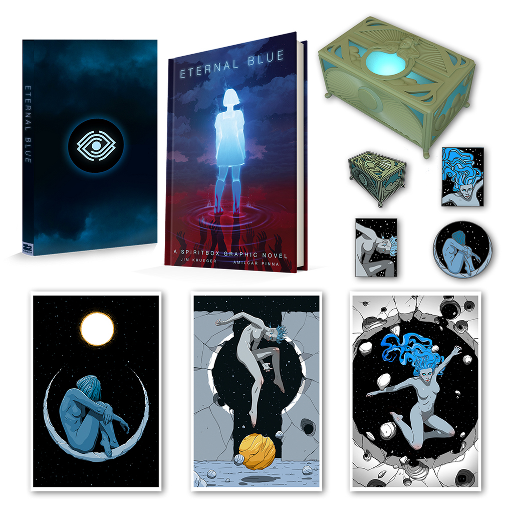 SPIRITBOX: ETERNAL BLUE DELUXE EDITION WITH FUNCTIONING SPIRITBOX BUND